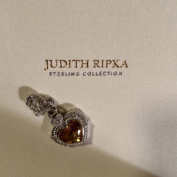Judith Ripka | Jewelry | Nwot Judith Ripka Charm Citrine Stone Necklace ...